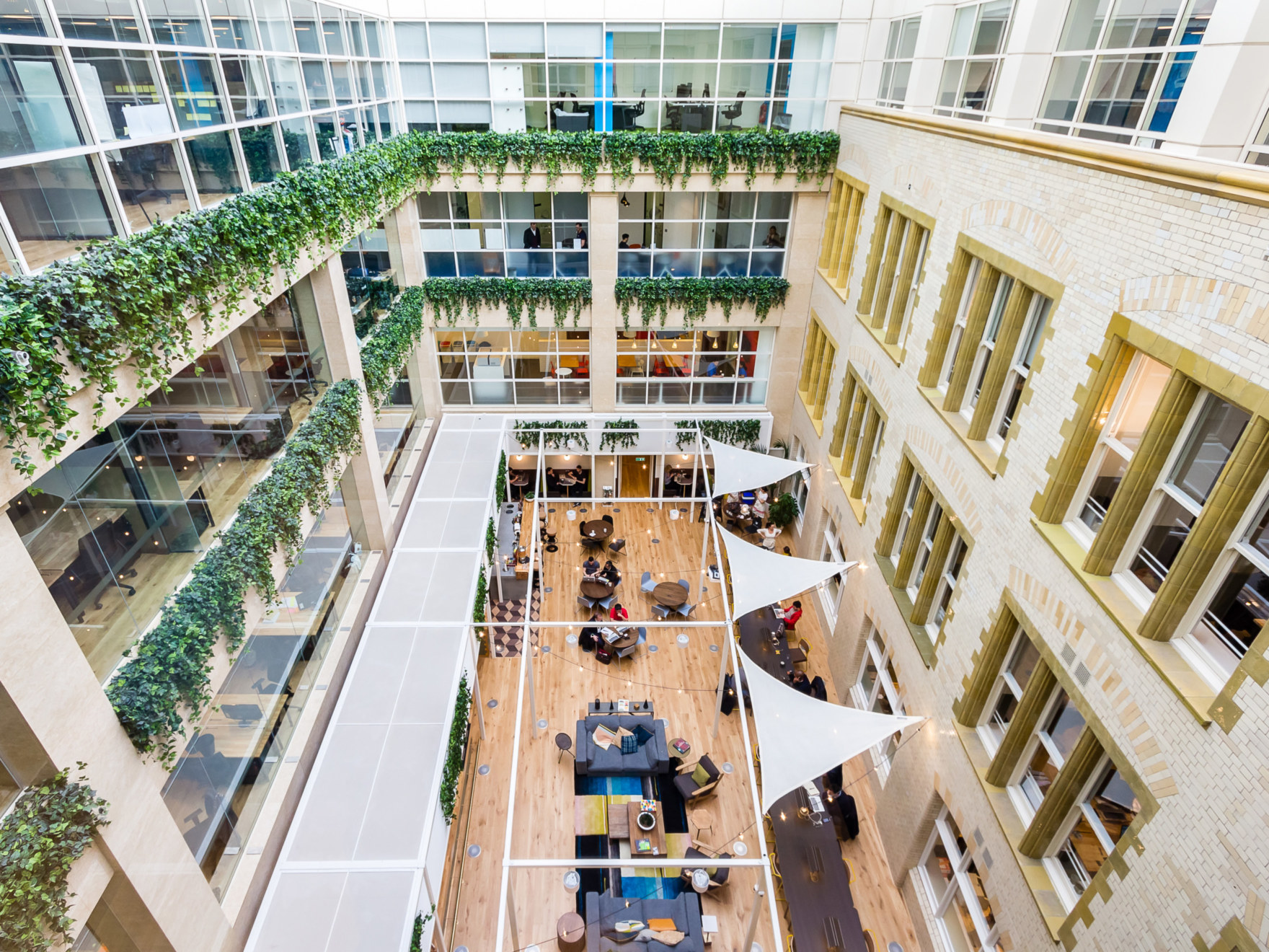 WeWork Waterhouse Square Coworking Design - Case Study | Oktra