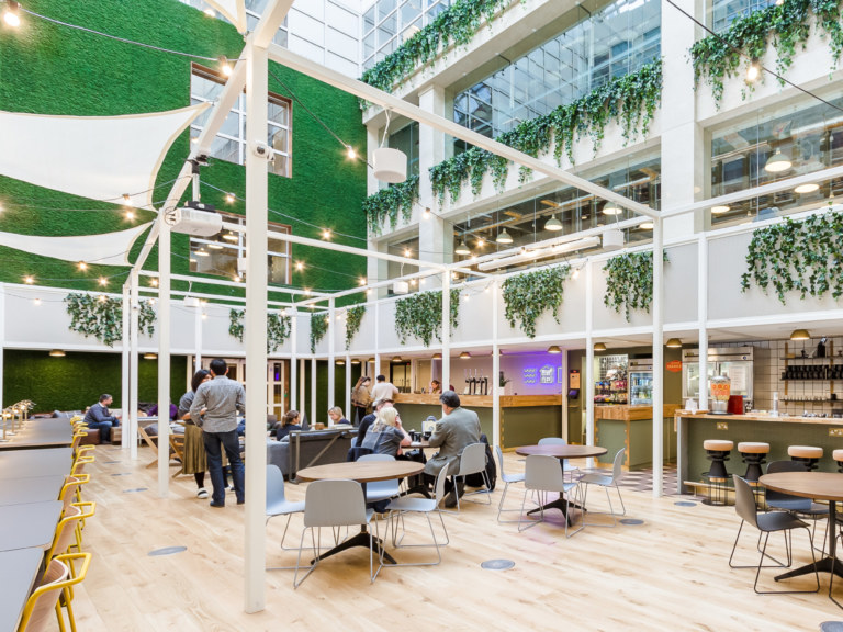 WeWork Waterhouse Square Coworking Design - Case Study | Oktra