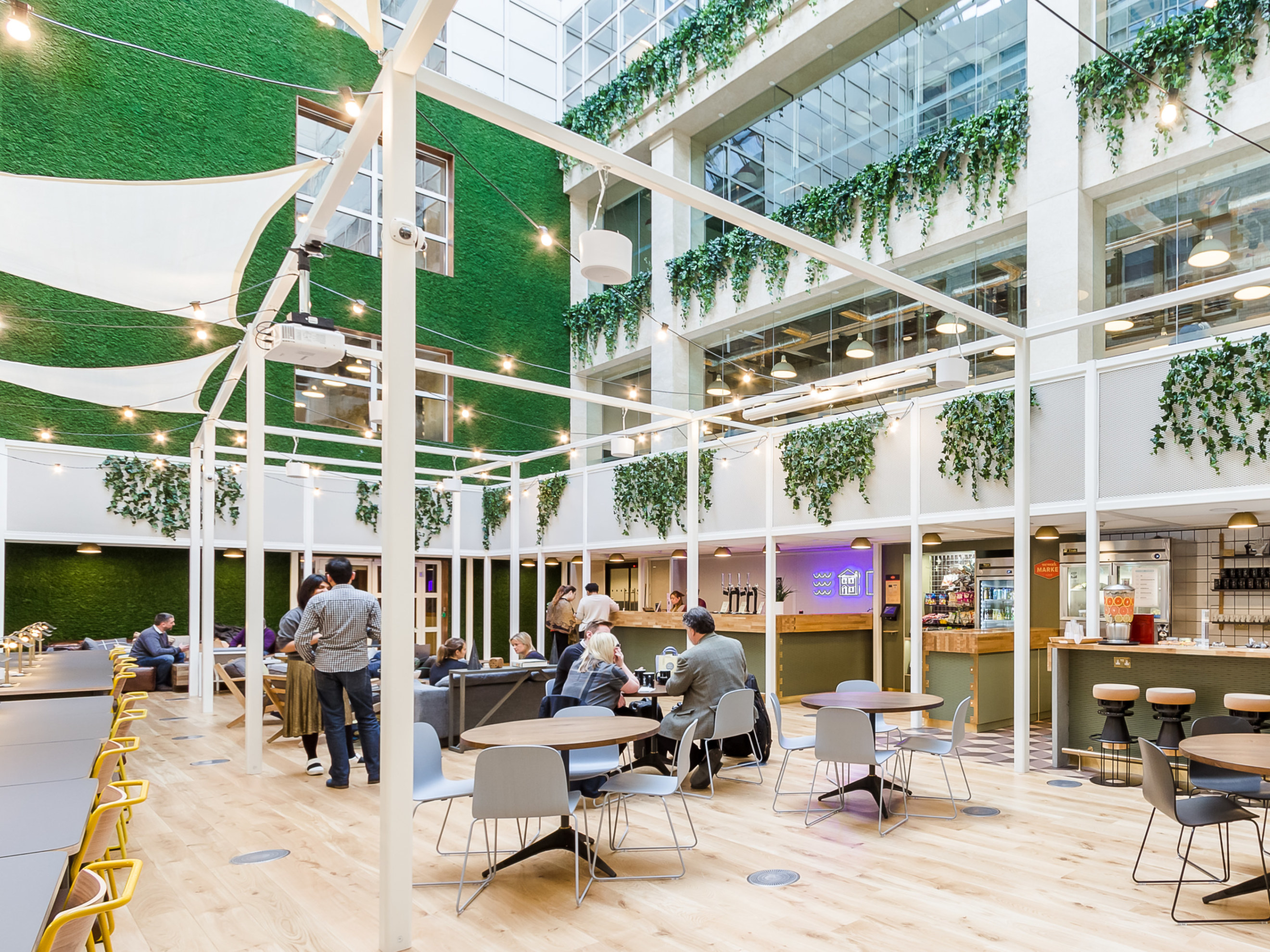 WeWork Waterhouse Square Coworking Design - Case Study | Oktra