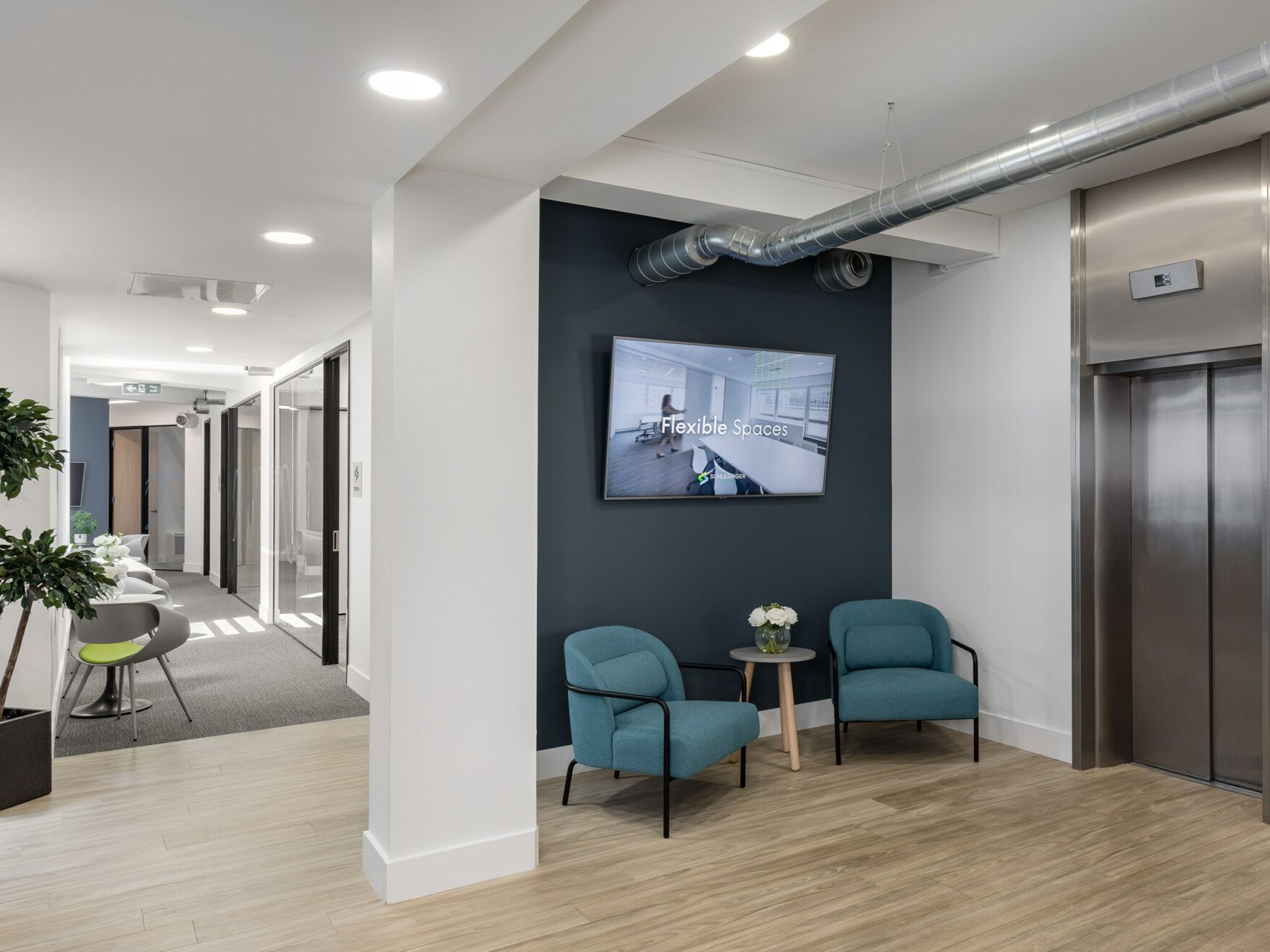 Schlesinger Group Viewing Facility Cat B Fit Out | Oktra Case Study