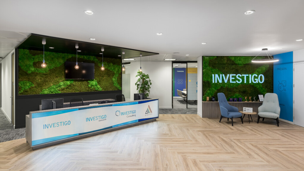 Office Design for Investigo's London Office | Oktra Case Study