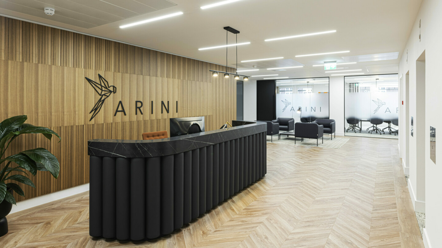 Cat B Fit Out for Financial Firm Arini | Oktra Case Study