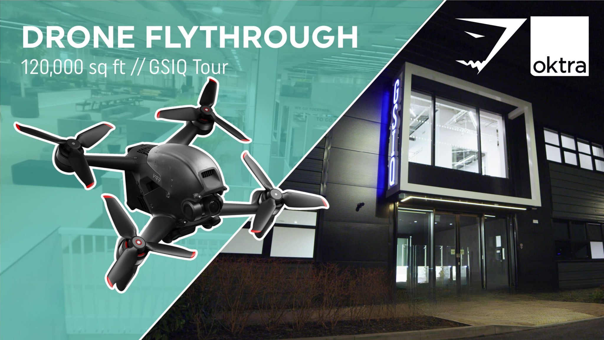 Drone Flythrough At Gsiq Office Design Oktra