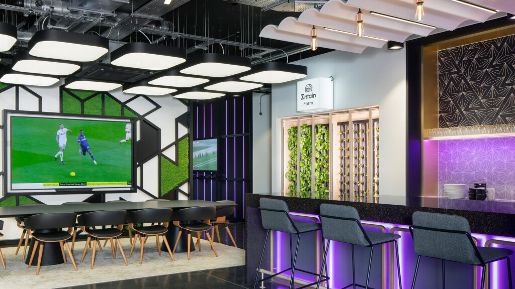 Sustainable Office Fit Out for Entain | Oktra Case Study