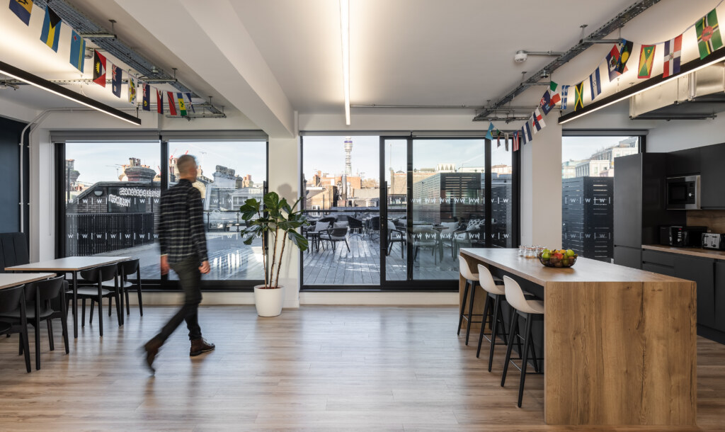 A Vibrant Workspace Design for a Global Entertainment Company